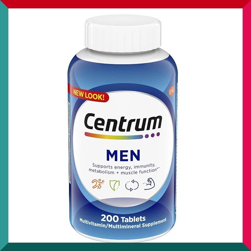 Centrum - Centrum Complete Multivitamin & Mineral for Men 200 Tablets ...