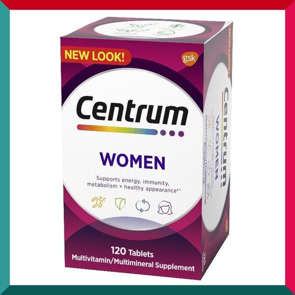 Centrum - Centrum Women Multivitamins 120 Tablets support eye skin bon ...